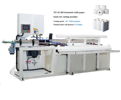 China 5KW Automatic Toilet Paper Band Saw Cutting Machine PLC Controlled 400mm for sale