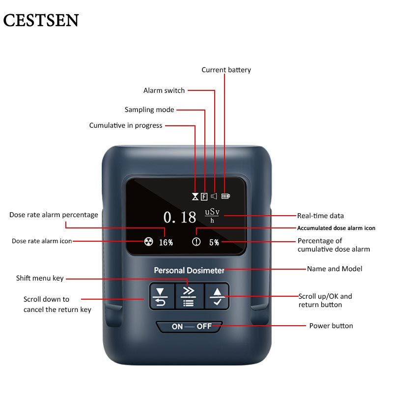 What is the maximum duration for the personal dose monitoring of radiation workers?