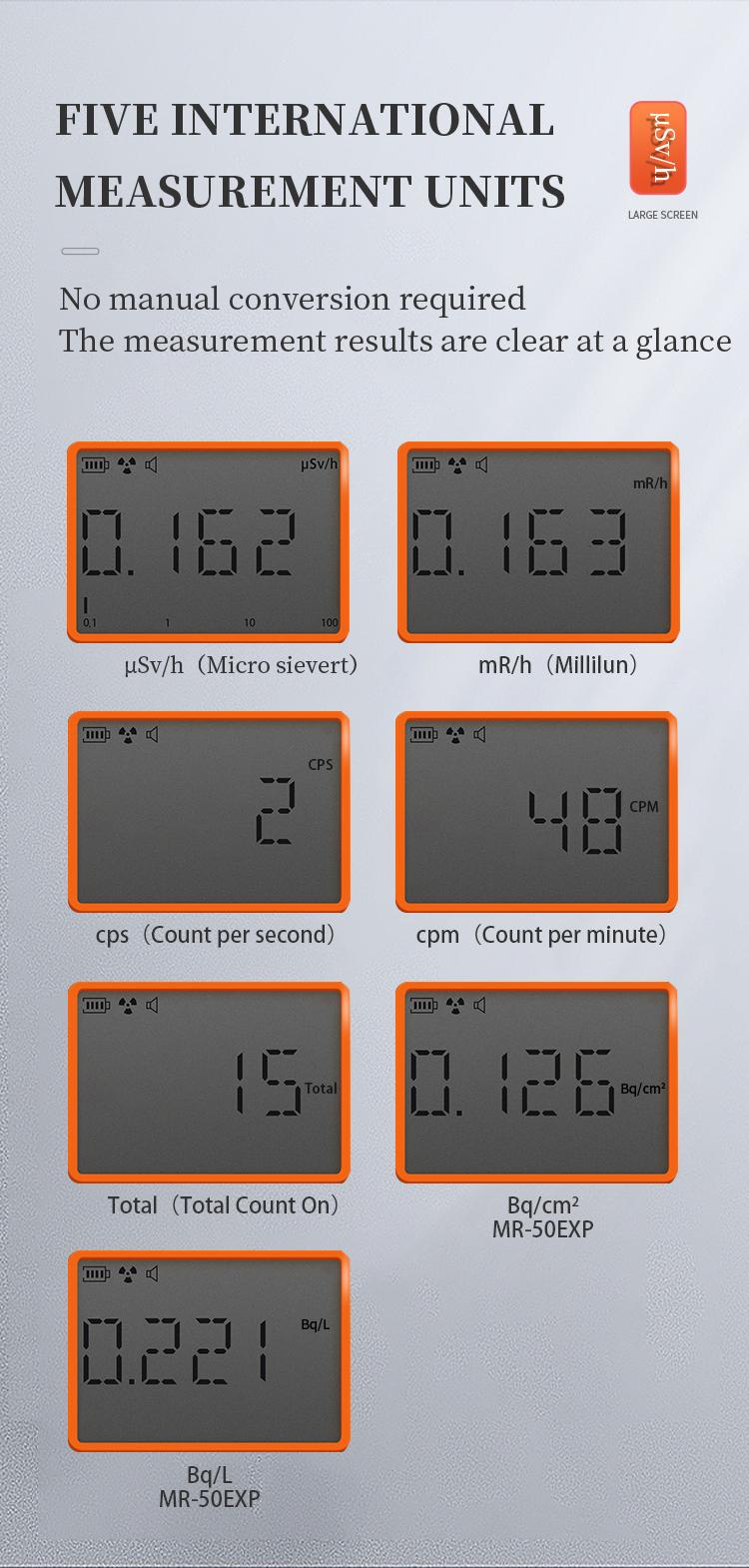 MR-50 Nuclear radiation detector