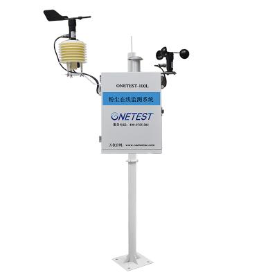 China Dust Online Monitoring System ONETEST-100L PM2.5 PM10 Particulate Concentration Detector with Cloud Platform for sale