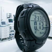 China CESTSEN Wristwatch Personal Dosimeter X-Ray Gamma Radiation Monitor with Large LCD Dose Alarm Detector for sale