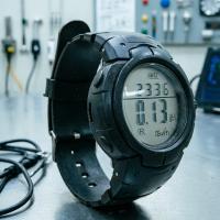 China CESTSEN Wristwatch Personal Dosimeter X-Ray Gamma Radiation Monitor with Large LCD Dose Alarm Detector for sale