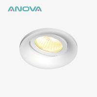 China Tilted Plastic Mr16 Downlight Housing GU5.3 Downlight Enclosure for sale