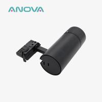 China 24-60° Zoomable Track Light 3 Phase Black Adjustable Spotlight for sale