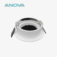 China Recycling Ocean Downlight Frames Plastic Tilted Angle Downlight Enclosure Hole 68mm for sale