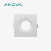 China Renewable Material GU10 Downlight Housing Square Tilted MR16 Downlight Housing for sale