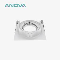 China Renewable Material GU10 Downlight Housing Square Tilted MR16 Downlight Housing for sale