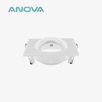 China Renewable Material GU10 Downlight Housing Square Tilted MR16 Downlight Housing for sale