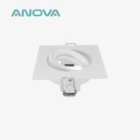 China Renewable Material GU10 Downlight Housing Square Tilted MR16 Downlight Housing for sale