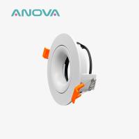 China Ocean Plastic MR16 Downlight Housing 360 Degree Gyro Downlight Enclosure for sale