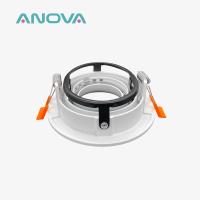 China Ocean Plastic MR16 Downlight Housing 360 Degree Gyro Downlight Enclosure for sale