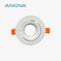 China Ocean Plastic MR16 Downlight Housing 360 Degree Gyro Downlight Enclosure for sale