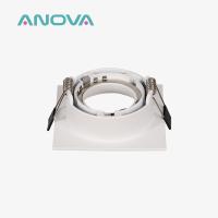 China Fixed Anti Glare Downlight Frames Recycled Ocean Plastic Gu10 Downlight Frame for sale