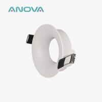 China White Round Downlight Enclosure 68mm Recessed Can Light Housing for sale