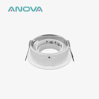 China IP20 Renewable MR16 Downlight Housing Tilted Cutout 82mm Downlight Enclosure for sale