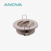 China Eco Friendly MR16 Downlight Housing Bamboo Fiber 25 Degree Tilted Recessed Light Housing for sale