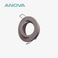 China Eco Friendly MR16 Downlight Housing Bamboo Fiber 25 Degree Tilted Recessed Light Housing for sale