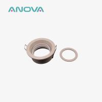 China Adjustable Tilt Mr16 Recessed Lighting Housing Round 68mm Cutout Downlight Enclosure for sale