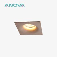China Modern Down Light Housing Square Anti Glare LED Recessed Light Housing for sale