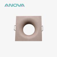 China Modern Down Light Housing Square Anti Glare LED Recessed Light Housing for sale