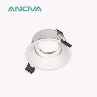 China Commercial Adjustable Anti-Glare GU10 Recessed Spotlight Downlight Frame for sale