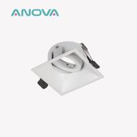 China GU10 Recessed Spotlight And Downlight Adjustable Anti-Glare Housing For Commercial for sale