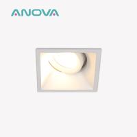 China GU10 Recessed Spotlight And Downlight Adjustable Anti-Glare Housing For Commercial for sale