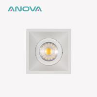 China GU10 Recessed Spotlight And Downlight Adjustable Anti-Glare Housing For Commercial for sale