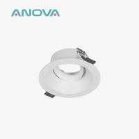China GU10 Recessed Spotlight And Downlight Adjustable Anti-Glare Housing For Commercial for sale