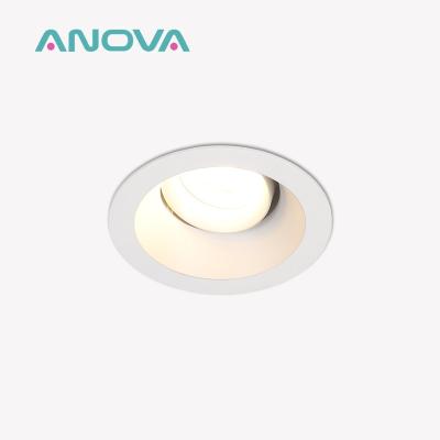 China GU10 Recessed Spotlight And Downlight Adjustable Anti-Glare Housing For Commercial for sale