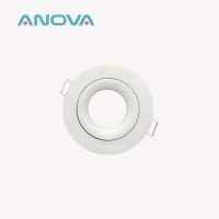 China Commercial Lighting Recessed Spotlight Frame With 20° Tilt And Rotating Housing for sale