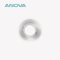China Adjustable Recessed Spotlight Frame With Anti-Glare GU10 For Commercial Spaces for sale