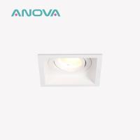 China Commercial Adjustable Anti-Glare GU10 Recessed Spotlight Downlight Frame for sale