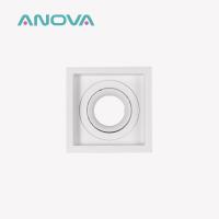 China Commercial Adjustable Anti-Glare GU10 Recessed Spotlight Downlight Frame for sale