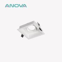 China Commercial Adjustable Anti-Glare GU10 Recessed Spotlight Downlight Frame for sale