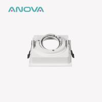 China Commercial Adjustable Anti-Glare GU10 Recessed Spotlight Downlight Frame for sale