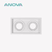China Versatile Anti-Glare GU10 Recessed Spotlight Frame For Tailored Commercial Lighting Solutions for sale