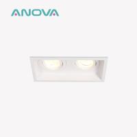 China Versatile Anti-Glare GU10 Recessed Spotlight Frame For Tailored Commercial Lighting Solutions for sale