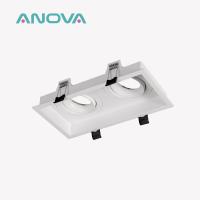 China Versatile Anti-Glare GU10 Recessed Spotlight Frame For Tailored Commercial Lighting Solutions for sale