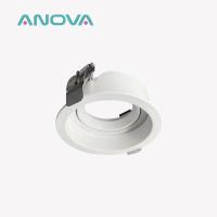 China Commercial Recessed Spotlight Frame 75mm Cut-Out GU10/MR16 Aluminum Anti-Glare Design for sale