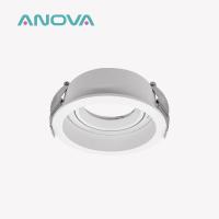 China Commercial Recessed Spotlight Frame 75mm Cut-Out GU10/MR16 Aluminum Anti-Glare Design for sale