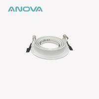 China Commercial Lighting Recessed Spotlight Frame With 20° Tilt And Rotating Housing for sale