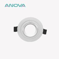 China Commercial Lighting Recessed Spotlight Frame With 20° Tilt And Rotating Housing for sale