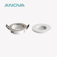China IP65 Rated 60mm Cut-out Round Aluminum Recessed MR16 GU10 Spotlight Housing for sale