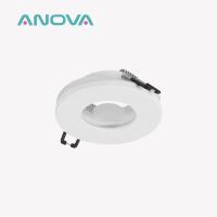 China IP65 Rated 60mm Cut-out Round Aluminum Recessed MR16 GU10 Spotlight Housing for sale