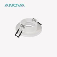China IP65 Rated 60mm Cut-out Round Aluminum Recessed MR16 GU10 Spotlight Housing for sale