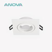 China Recessed Spotlight Frame Round Aluminum 60mm Cut-out MR16 GU10 IP44 Rated for sale