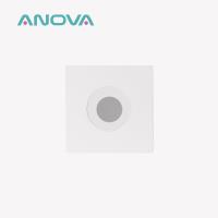 China Recessed Spotlight Frame Aluminum Square Design MR16 GU10 60mm Cut-out IP65 Rated for sale