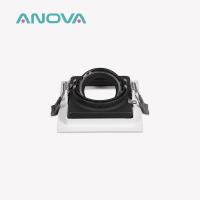 China Anti-Glare GU10 MR16 Commercial Adjustable Recessed Spotlight Downlight Frame for sale