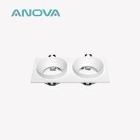 China DIY Recessed Spotlight for Commercial Lighting | GU10 MR16 Two-End Frame for sale